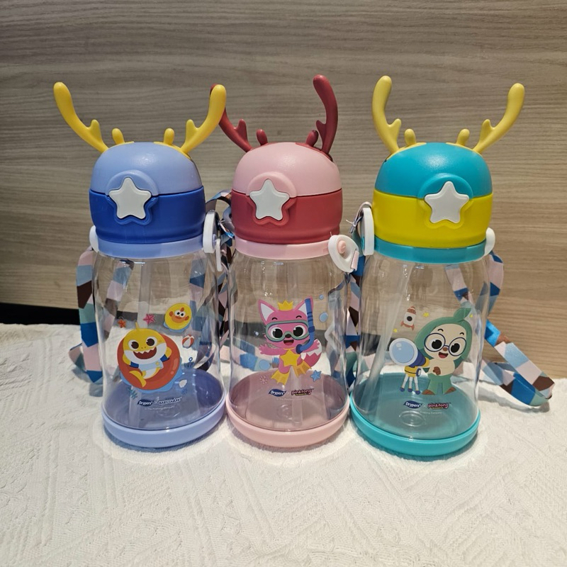 Baby shark/Hogi/Ping Fong Water Bottle Kids Children Strap 500ml ...