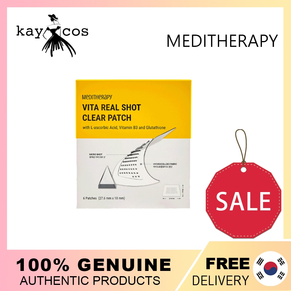 [MEDITHERAPY] Vitamin Real Shot Clear Patch 6pcs/box | Shopee Malaysia