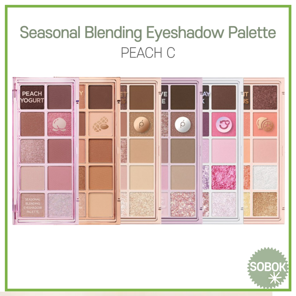 [PEACH C] Seasonal Blending Eyeshadow Palette 6 colors | Shopee Malaysia