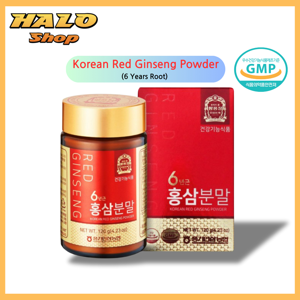 Korean 6-Year Aged Red Ginseng Powder 120g, 1pcs / 100% Punggi Ginseng ...