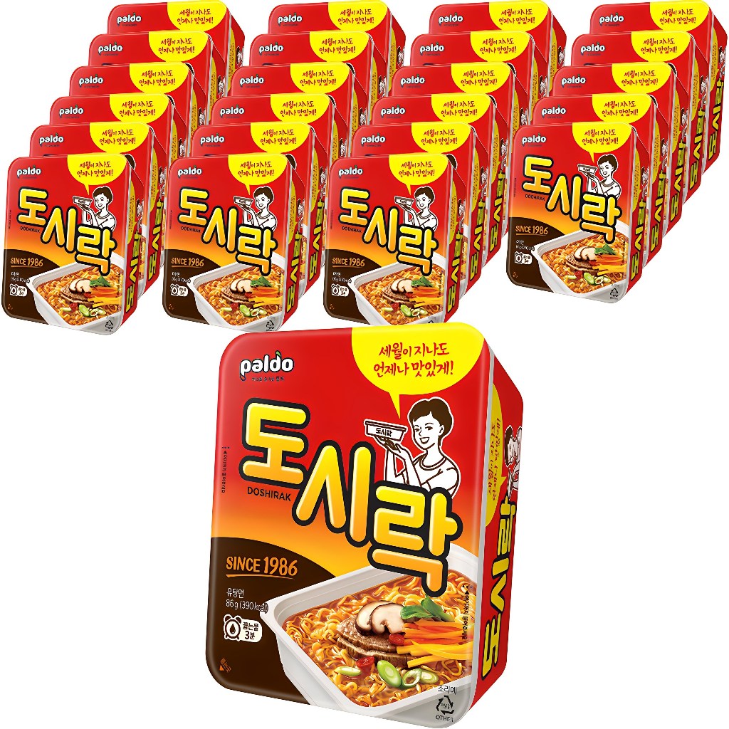 Paldo Lunch Box Cup Noodles 86g, 24 cups (Korean goods) | Shopee Malaysia