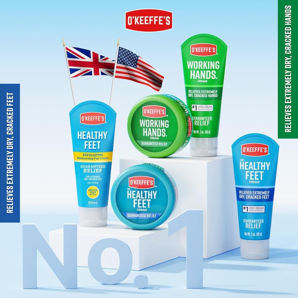 [O'Keeffe's] Working Hands & Healthy Feet Care Series｜Extreme Dry Hand ...