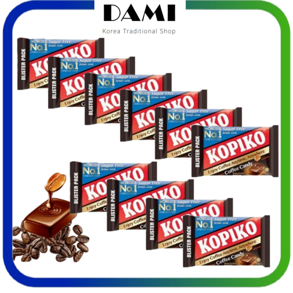 Kopiko Sugar Free Coffee Flavored Candy 32 g x 10 Blister Pack (nobox ...