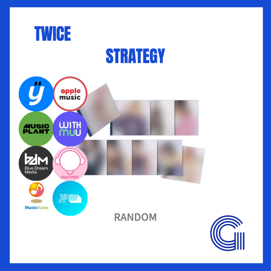 [ALBUM POB1:1]TWICE - STRATEGY[Step 4 ver](RANDOM) | Shopee Malaysia