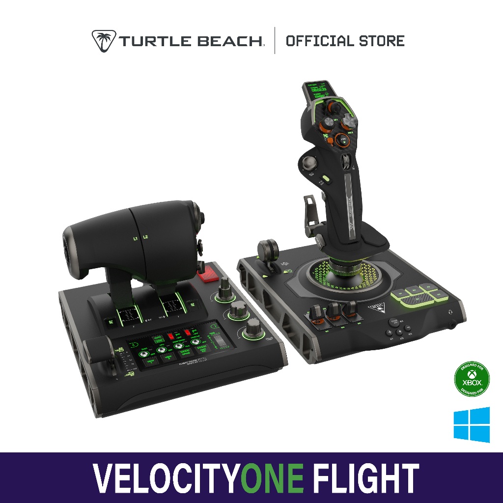 Turtle Beach VelocityOne Flight Deck Joystick & Throttle System ...