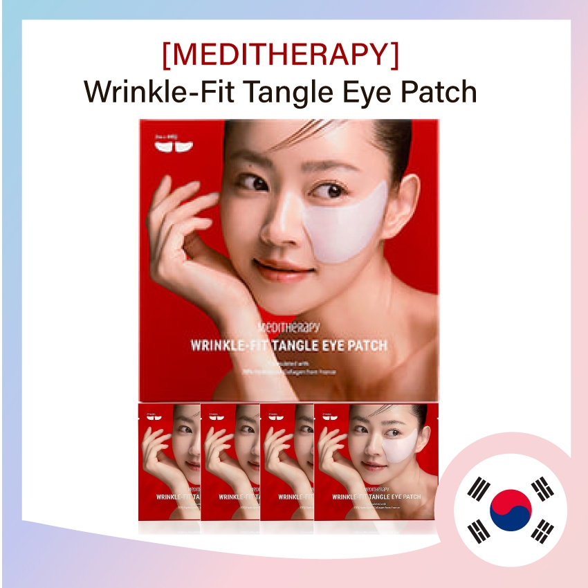 [ Meditherapy ] Wrinkle-Fit Tangle Eye Patch(4 Pairs), Eye Mask for ...