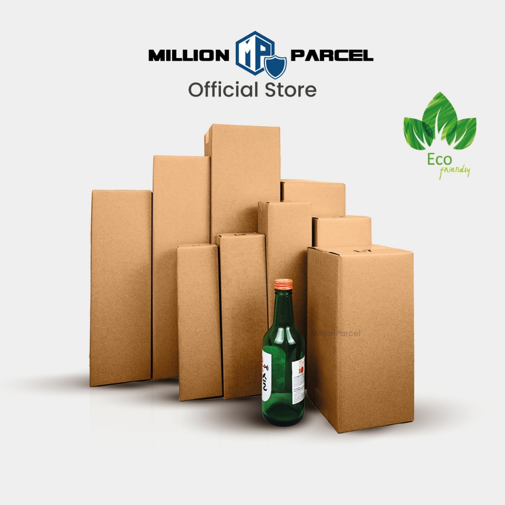 MillionParcel Rectangle Carton Box | Bottle Box | Wine Box | Packing ...