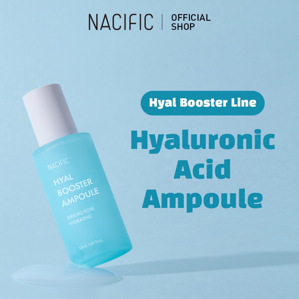 NACIFIC Hyal Booster Ampoule 50ml, Hyaluronic Acid, 55% Jericho Rose ...