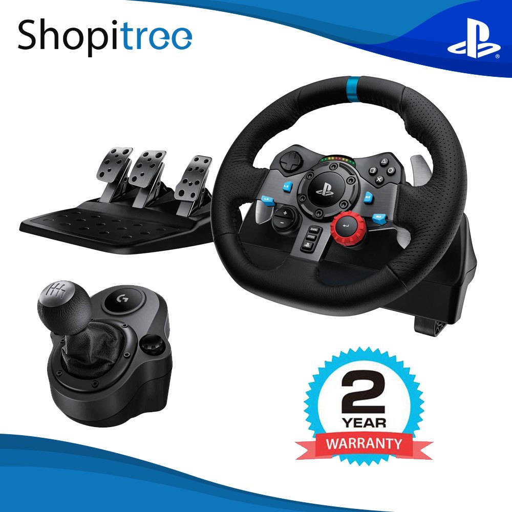 Logitech / G G29 Driving Force Steering Wheel + Shifter (For PS5/PS4/PC ...