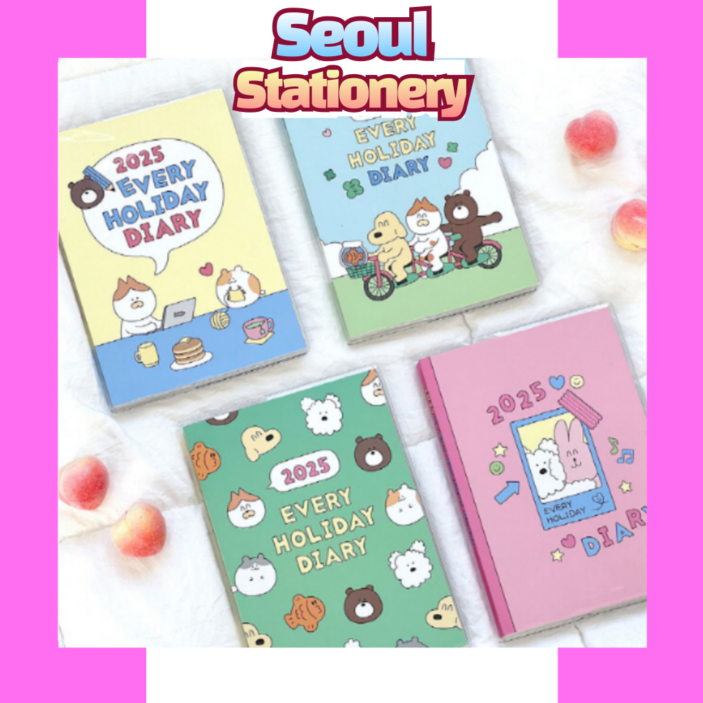 (Diary 2025)[Korea Shipping]2025 Every Holiday Diary Portable Memo ...