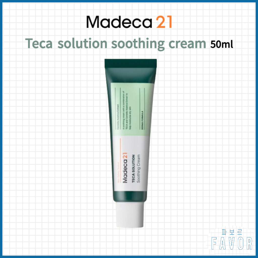 madeca 21 teca solution soothing cream 50ml | Shopee Malaysia