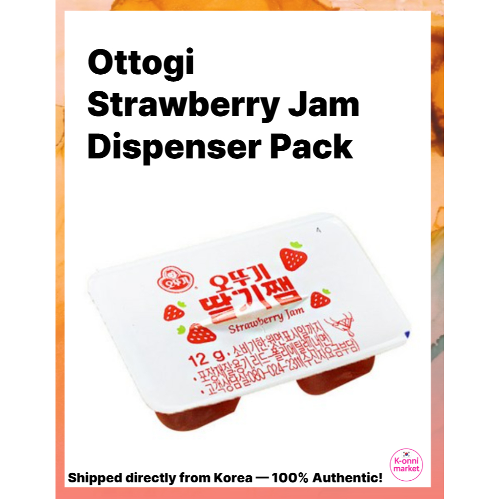 [Ottogi] Strawberry Jam Dispense Pack, 12g * 24ea | Shopee Malaysia