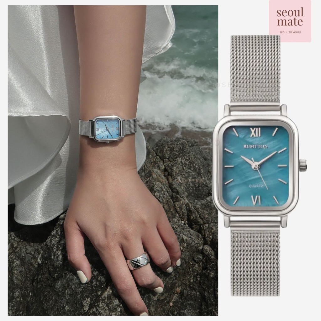[ from South Korea ] RUMTTON Harbor Mesh Classic Vintage Watch | Shopee ...