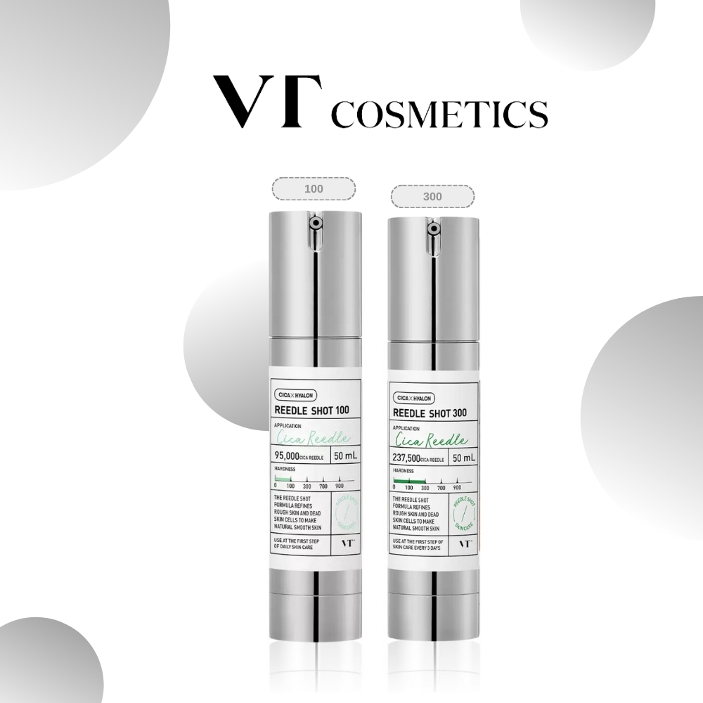 VT Cosmetics CICA Reedle Shot Serum for Skincare Treatment & Repair (100 / 300) - Soothing ...