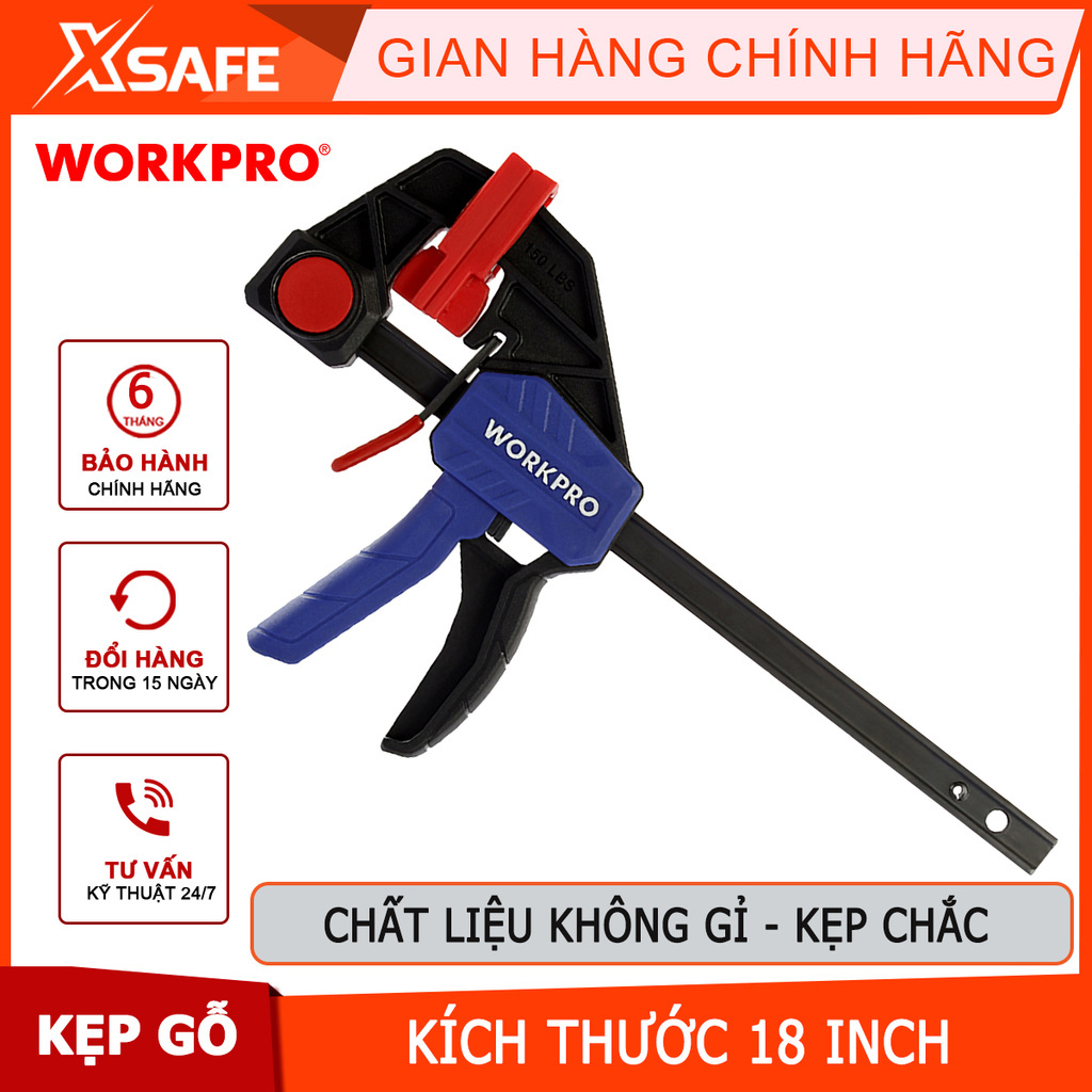 Workpro mini clamp for adjusting wood - WP232037 Size 18 inches 450mm ...