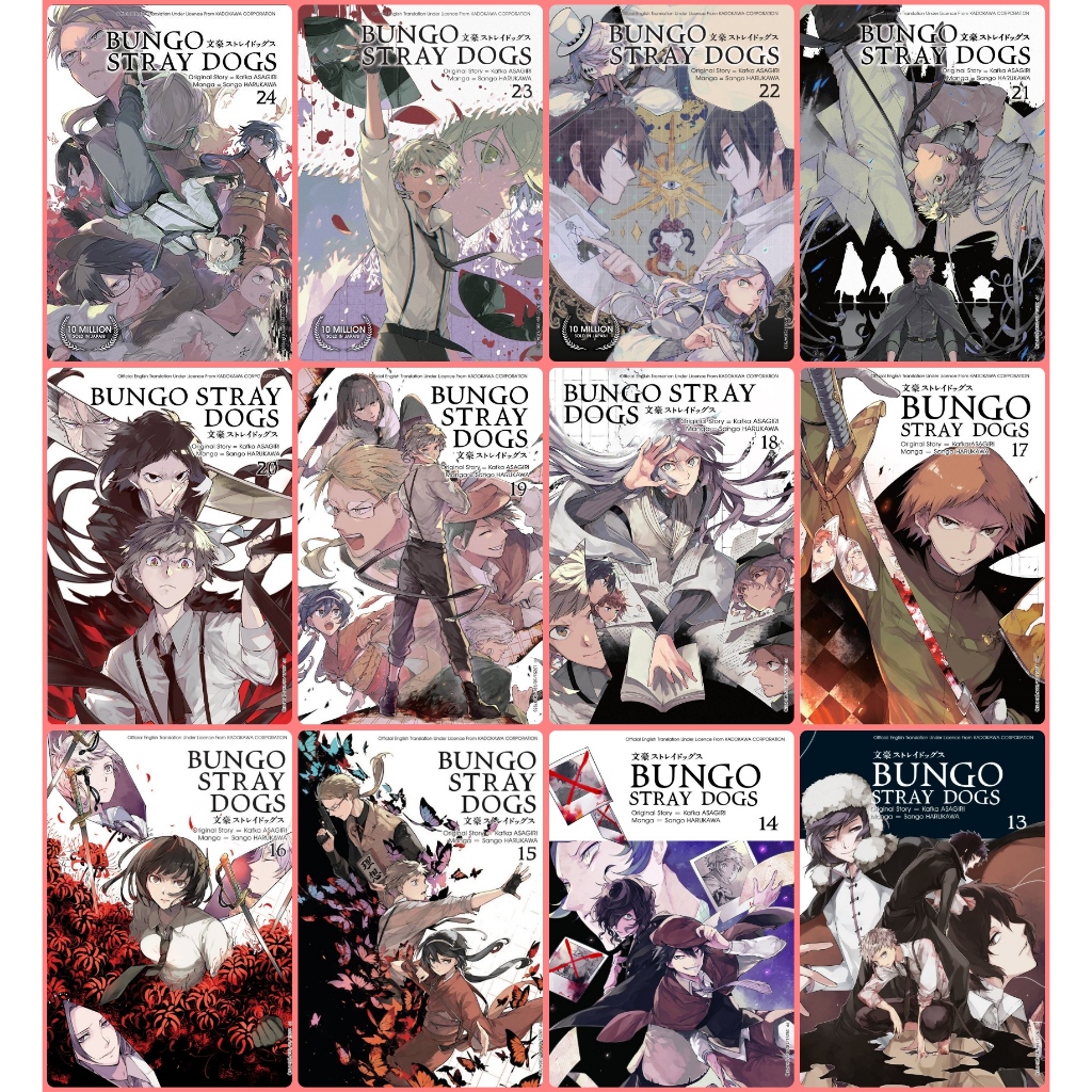 [Authentic] Bungo Stray Dogs Manga (English)- 10 Million Sold in Japan ...
