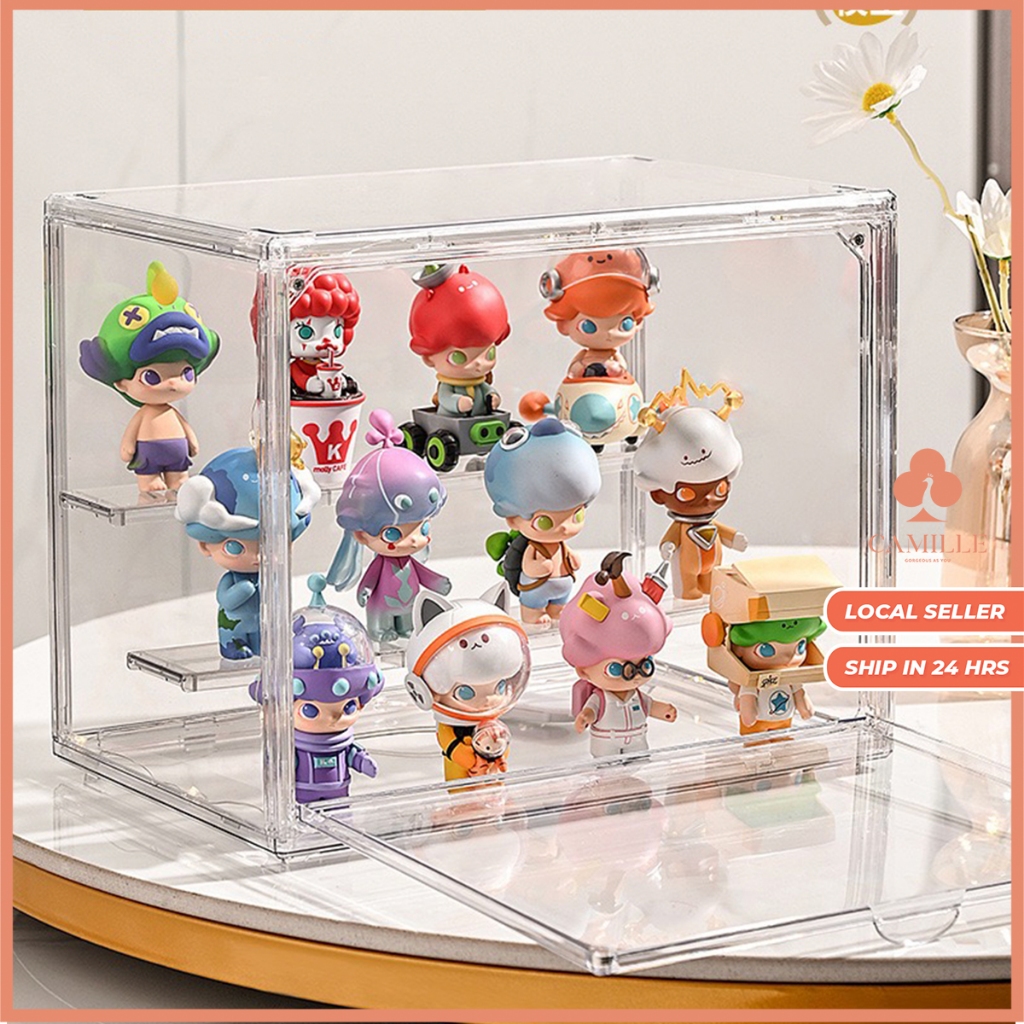 Acrylic Display Box Popmart Case Transparent Blind Box Stackable Design ...