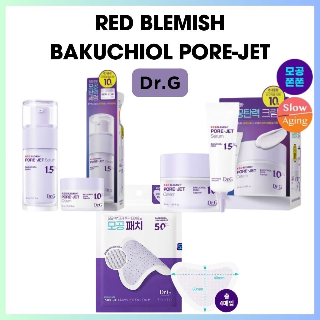 [Dr.G] RED BLEMISH BAKUCHIOL PORE-JET SERUM CREAM PORE PATCH/PORE CARE ITEMS/LEO-J | Shopee Malaysia