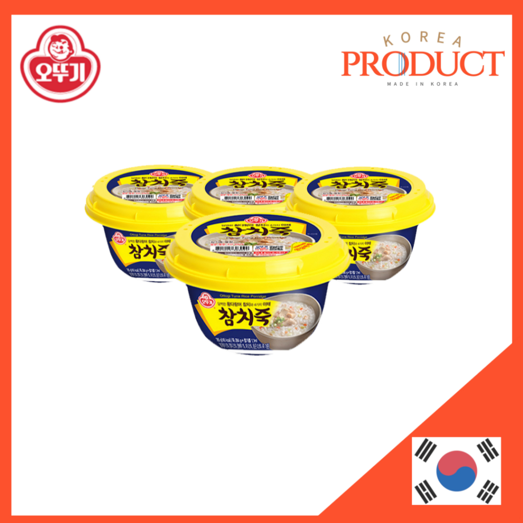 OTTOGI Rice Porridge With Tuna 285g x 4packs Tuna Rice Porridge ...