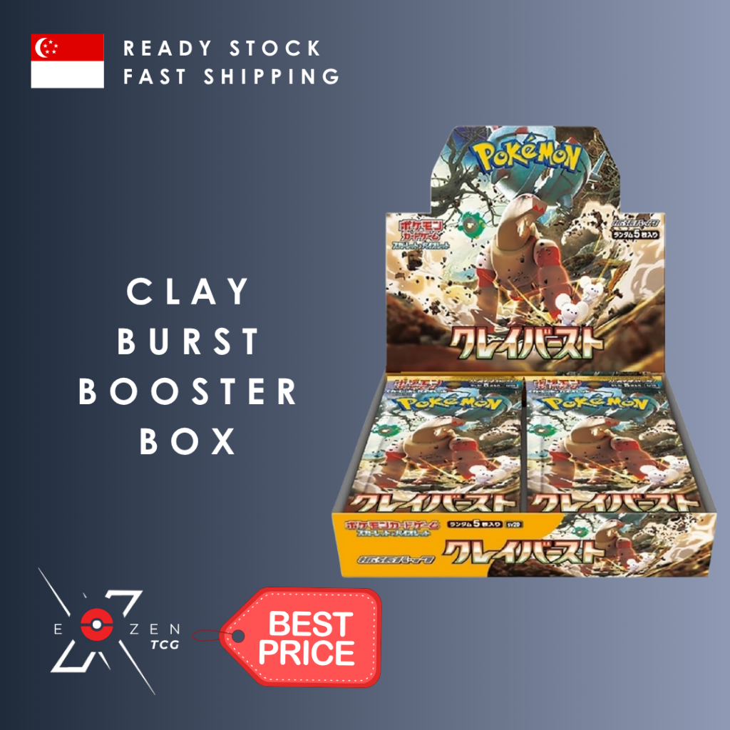 Pokemon Clay Burst Booster Box [Japanese][sv2D] | Shopee Malaysia