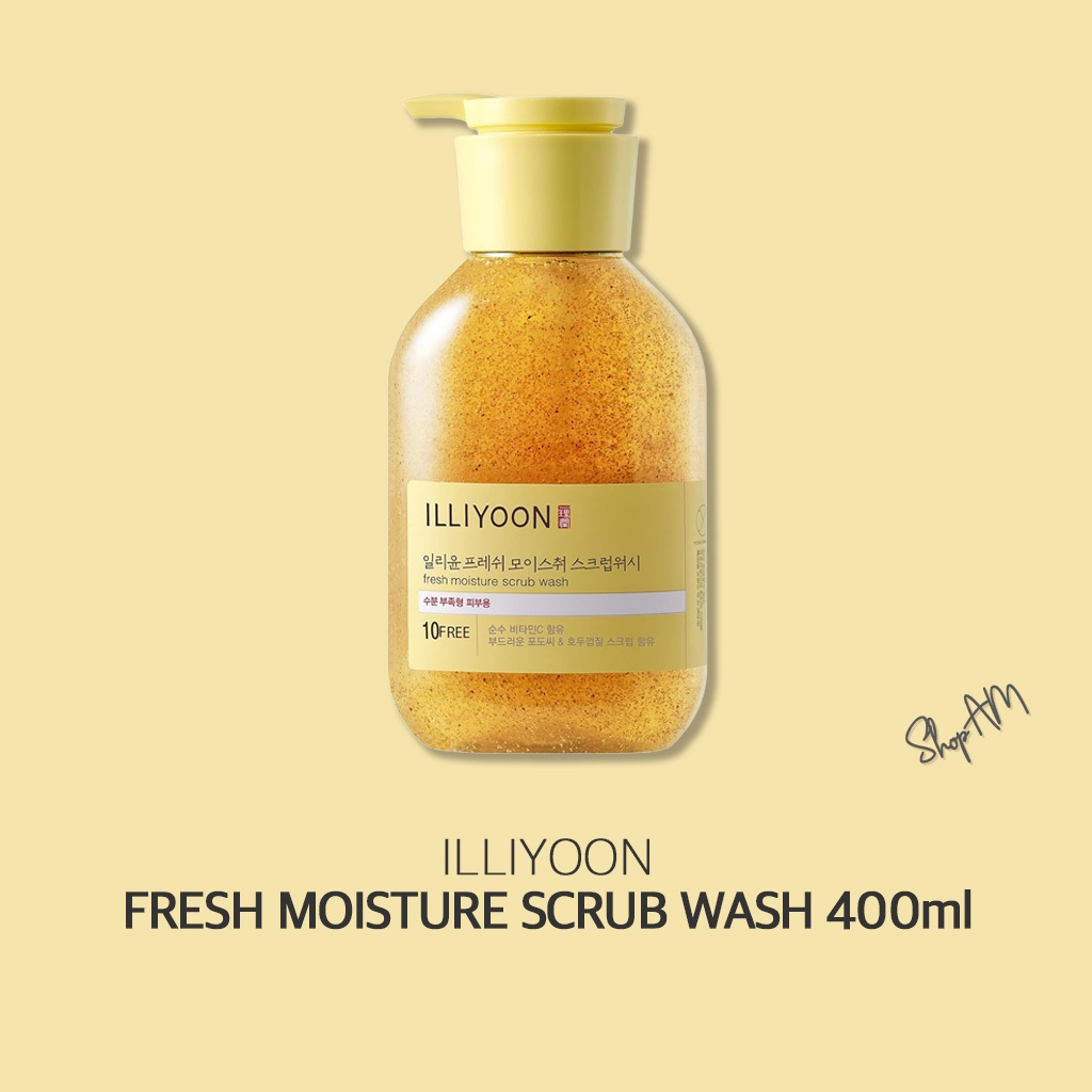 BoxPacking [ILLIYOON] Fresh Moisture Scrub Wash 400ml / ship from KOREA ...