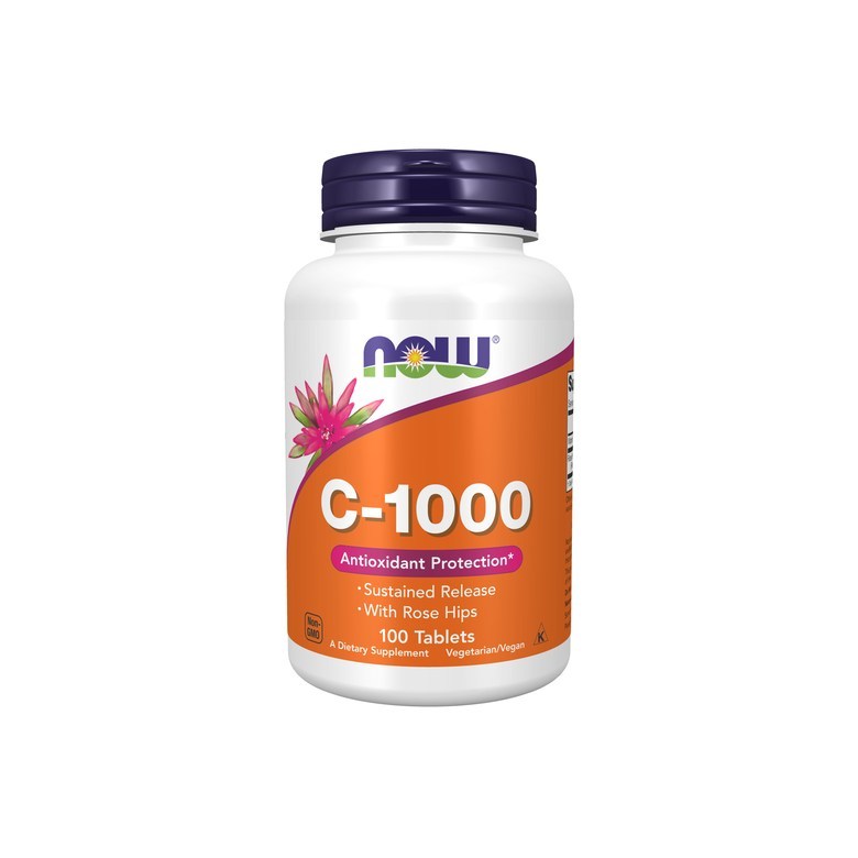 Now Foods Vitamin C-1000 Tablets, 100 Count - Made in USA | Shopee Malaysia