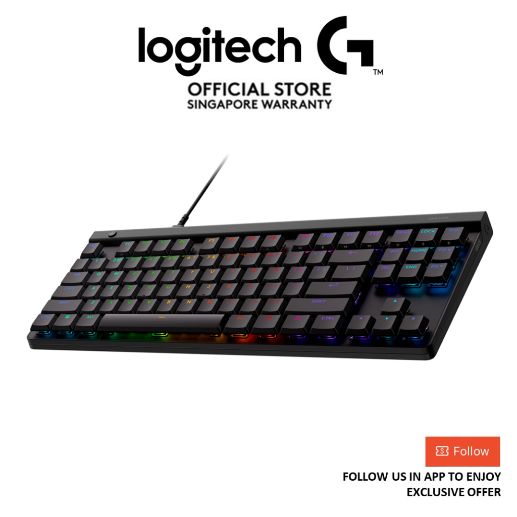[ Online Exclusive ] Logitech G515 Wired RGB Tenkeyless Low Profile ...