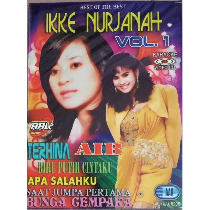 Cassette VCD KARAOKE KARAOKE DANGDUT Song IKKE NURHANA-Song DANGDUT ...