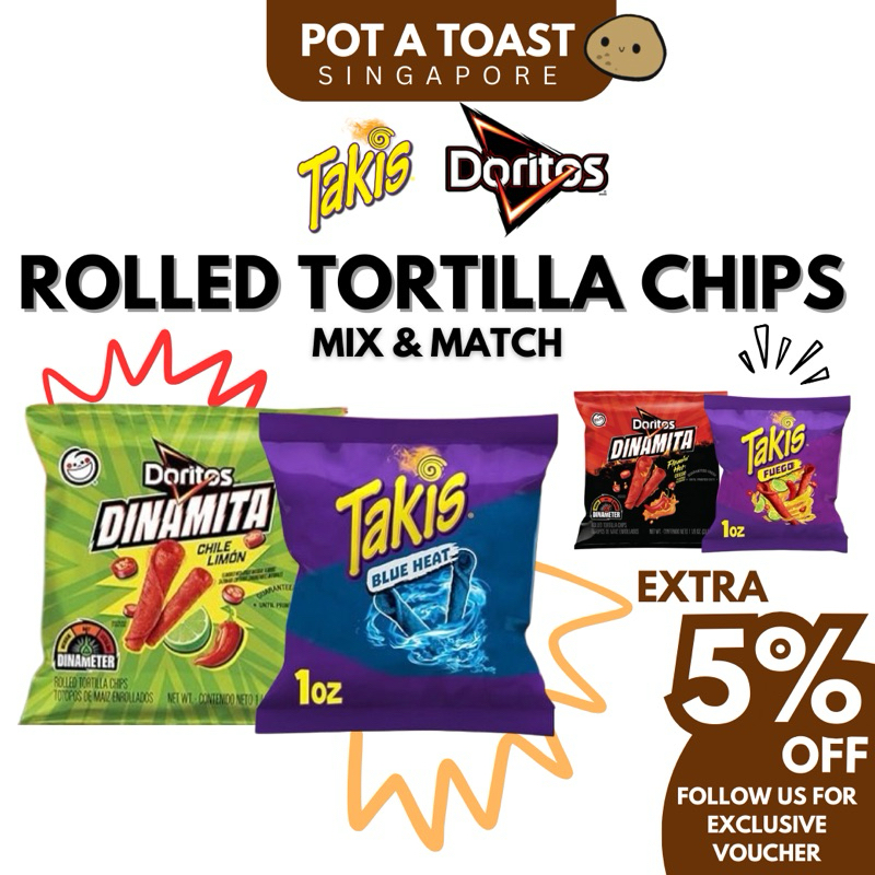Takis Doritos Rolled Tortilla Chips | Blue Heat Fuego Nacho Cheese ...