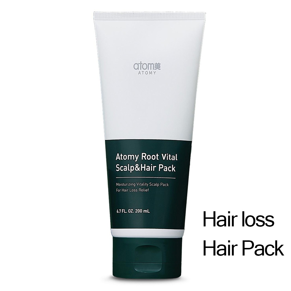 Atomy Root Vital Scalp & Hair Pack 200ml/Hair loss Hair Pack | Shopee ...