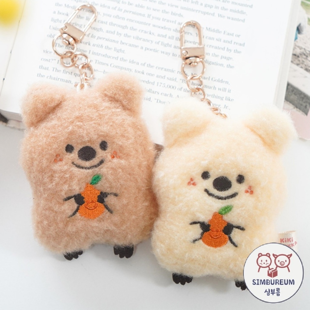 [KiKi QUOKKA] Korea Kiki Quokka in Jeju Hallabong Plush Doll Keyring ...