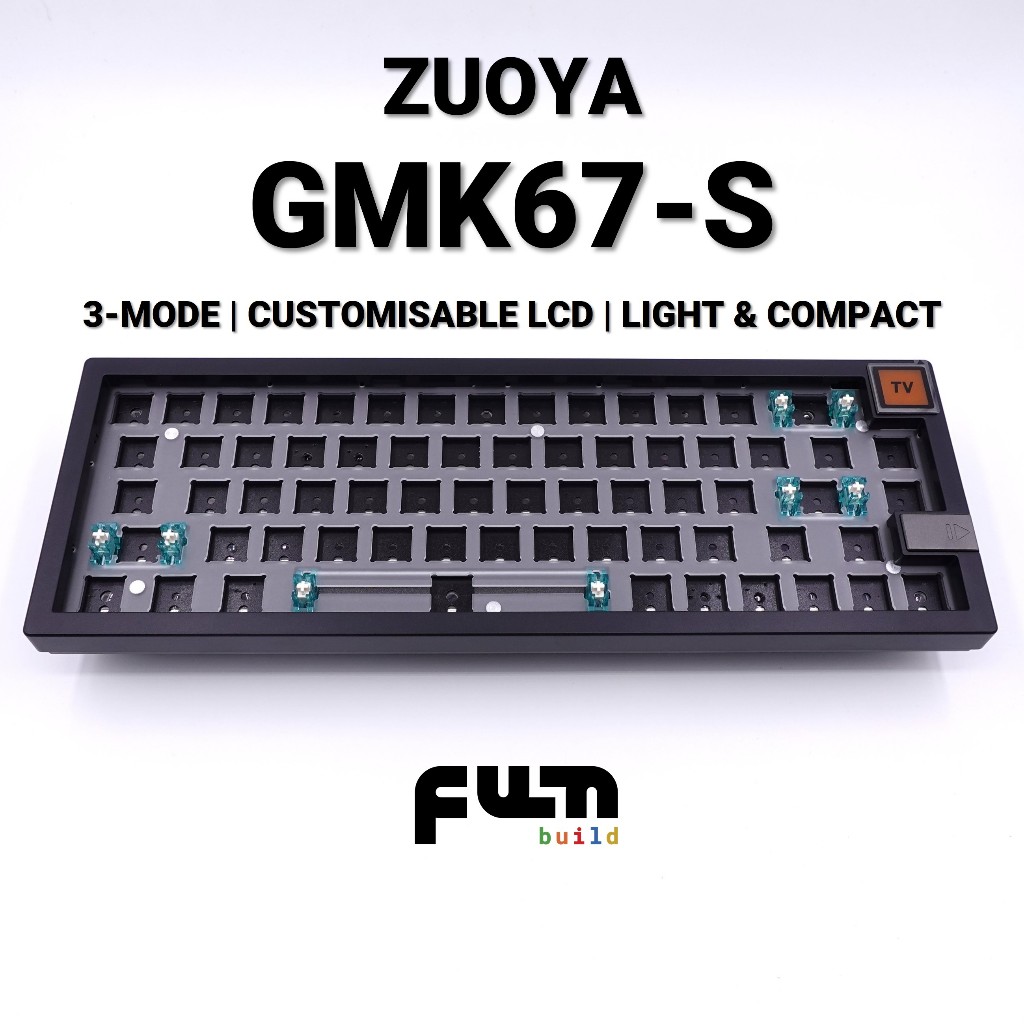 ZUOYA GMK67-S 3-Mode Barebones Mechanical Keyboard Kit | Shopee Malaysia