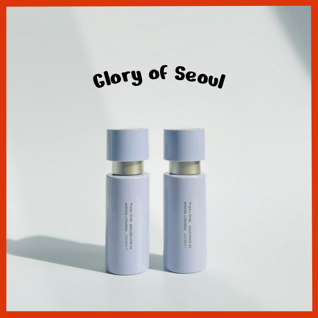 [MINI] LANEIGE Perfect Renew 3X 2type (Emulsion 50mL, Skin Refiner 50mL ...