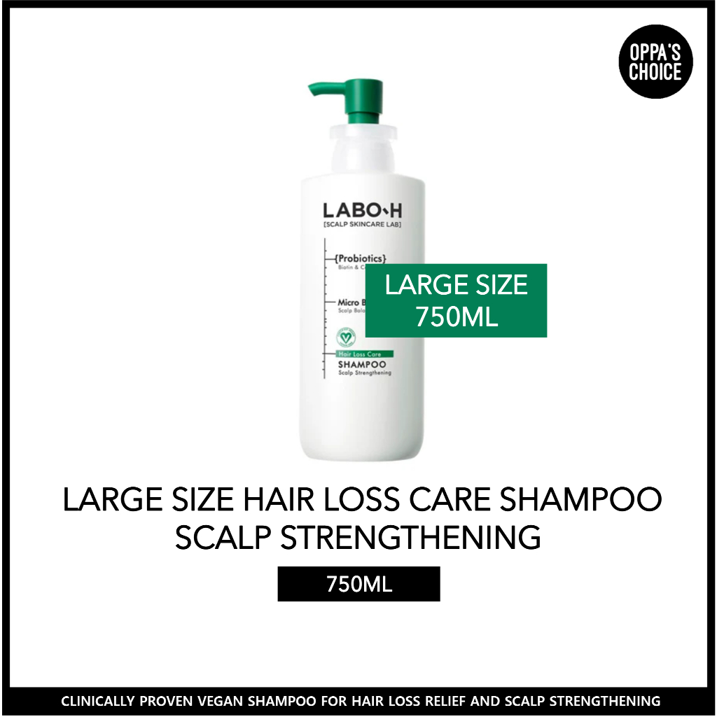 (LARGE SIZE) LABO-H Hair Loss Relief SHAMPOO Scalp Strengthening 750ML ...