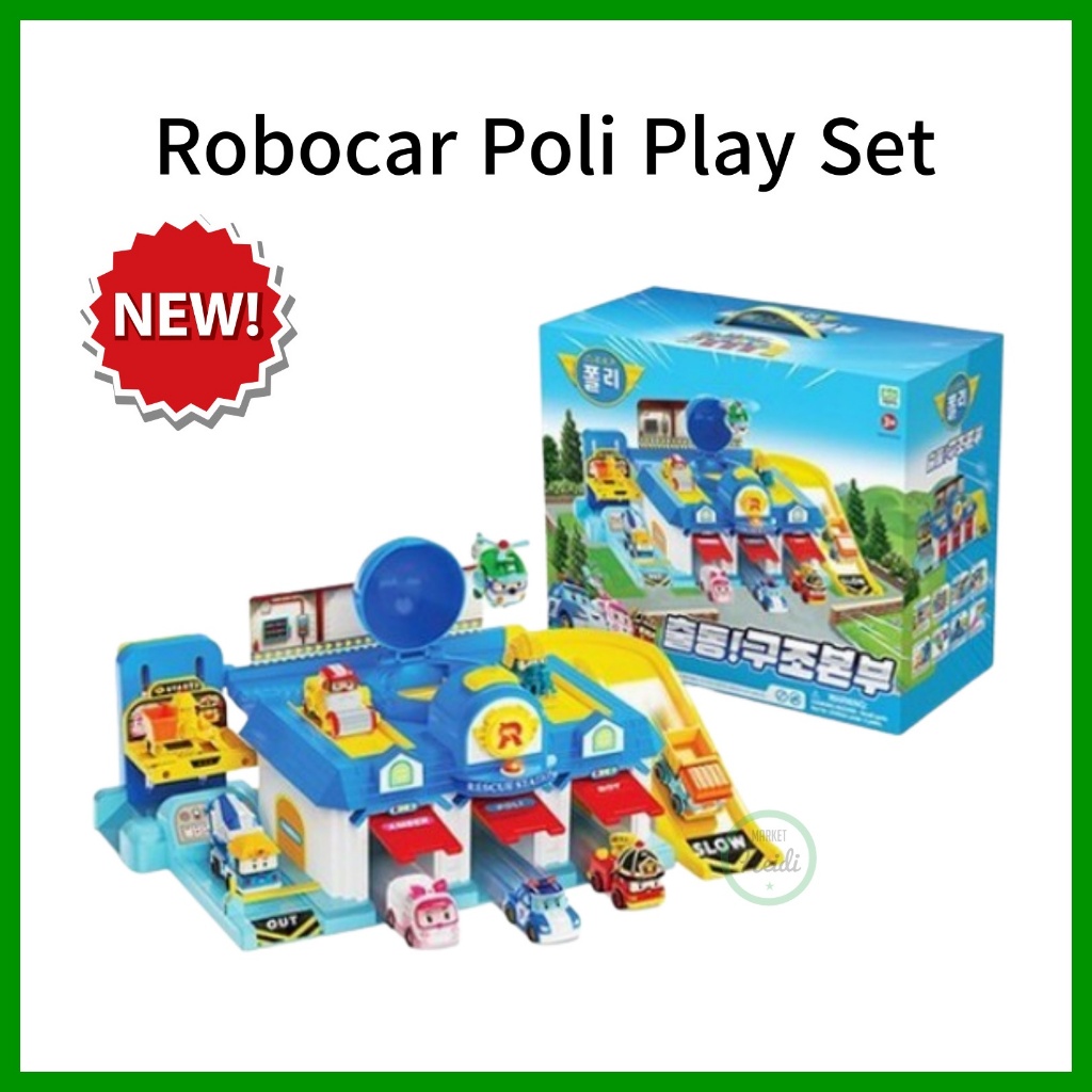 KOREA 🇰🇷 Robocar Poli Play Set / poli minicar set | Shopee Malaysia