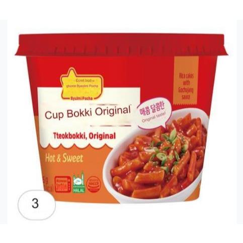 Delicious pocha cup bokki, 135g, 3 pieces | Shopee Malaysia