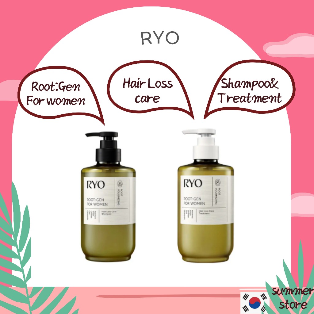 OliveyoungXRYO Root Gen For Women's Anti-Hair Loss Shampoo & Treatment ...
