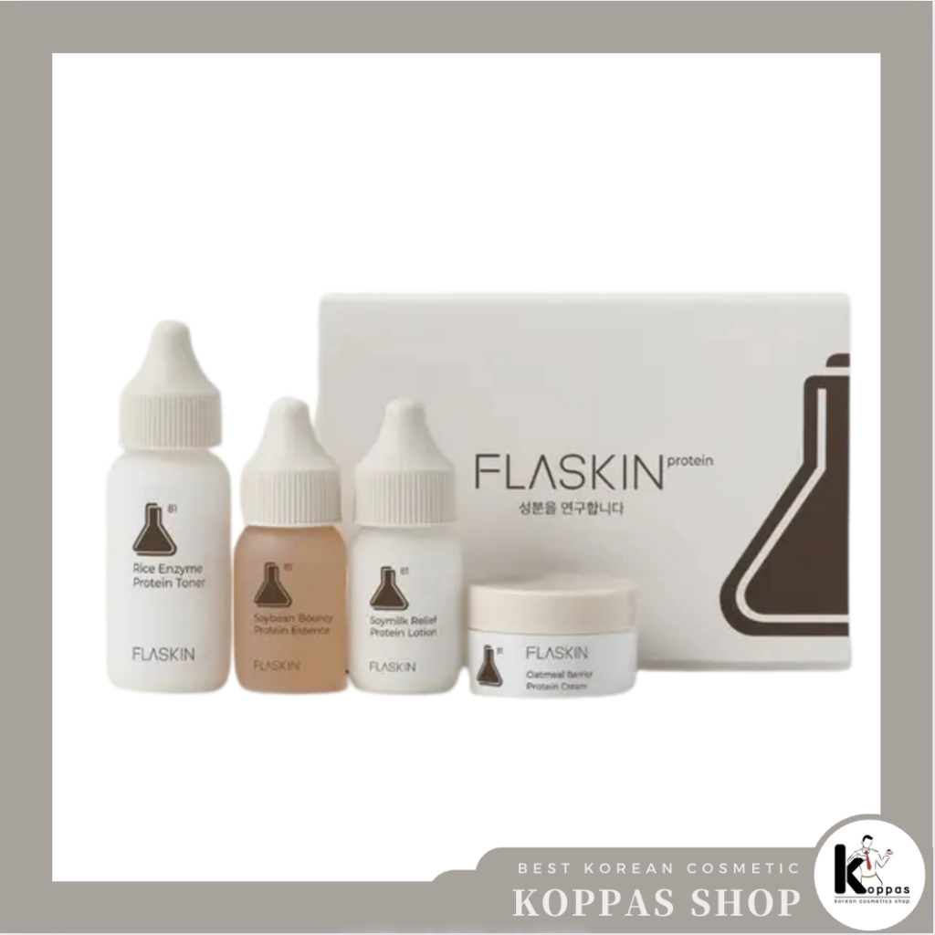 FLASKIN 90-Day Essential Protein Discovery Set (Travel Kit - Toner ...