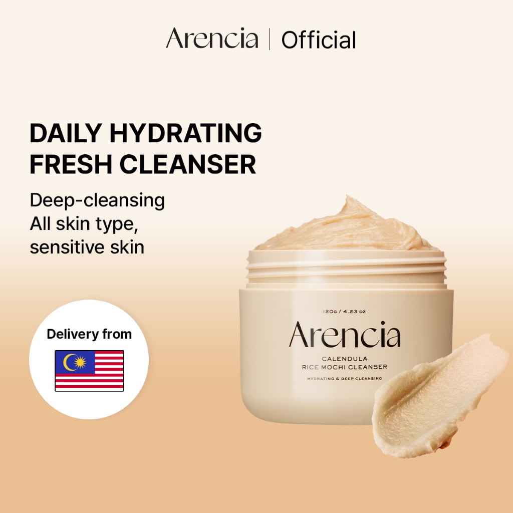 Arencia Calendula Rice Mochi Cleanser (120g) | Shopee Malaysia