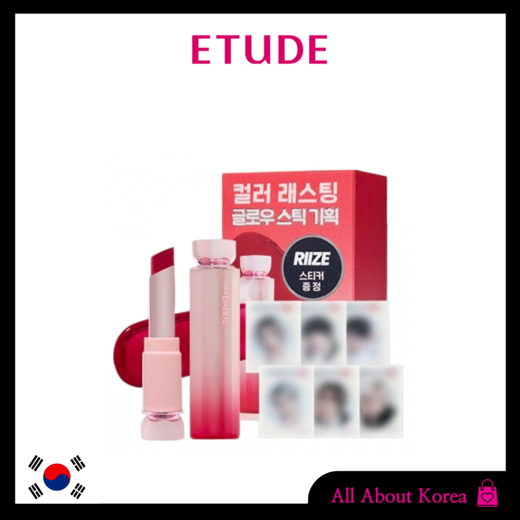 [ETUDE]Color Lasting Glow Stick 8colors(+Riize Sticker Set) | Shopee ...