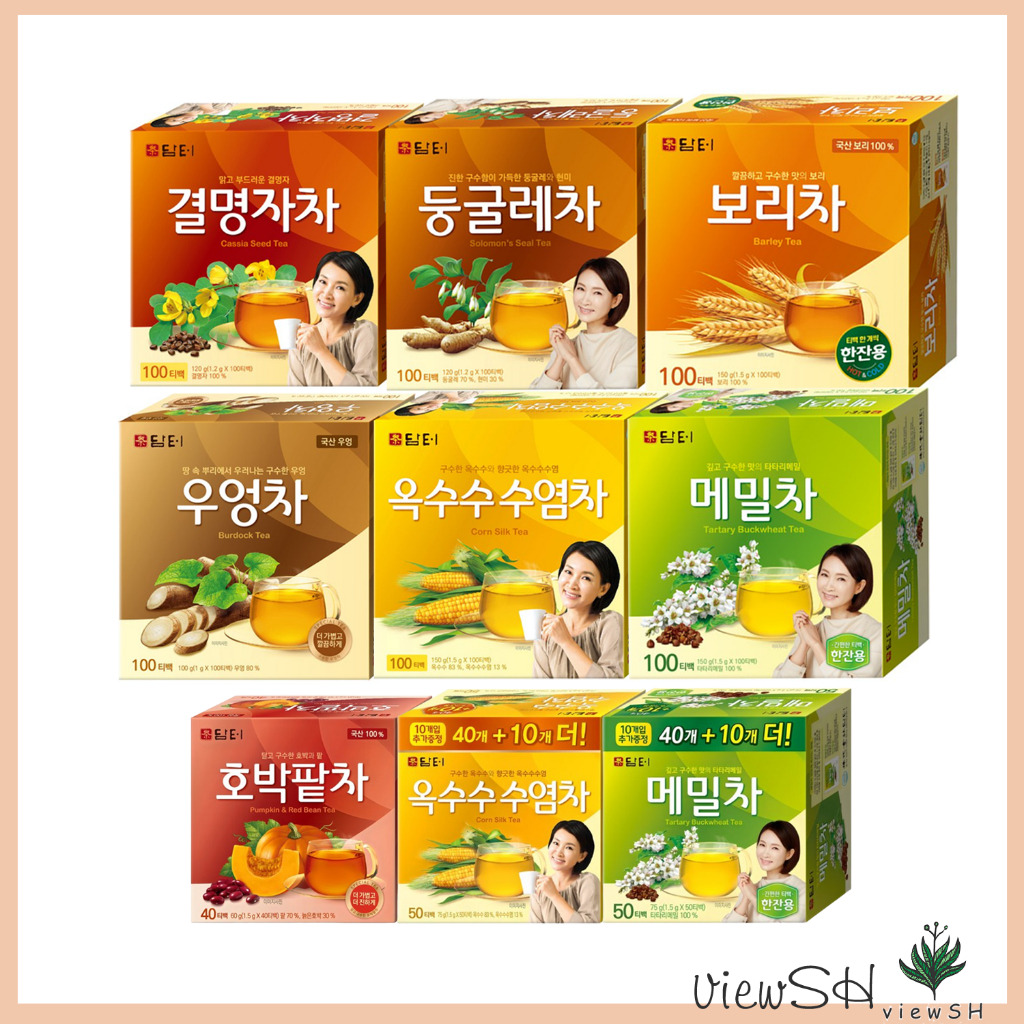 [Damtuh] Korean Healthy Tea Bags 50T/100T, Barley Tea, Solomon's Seal ...