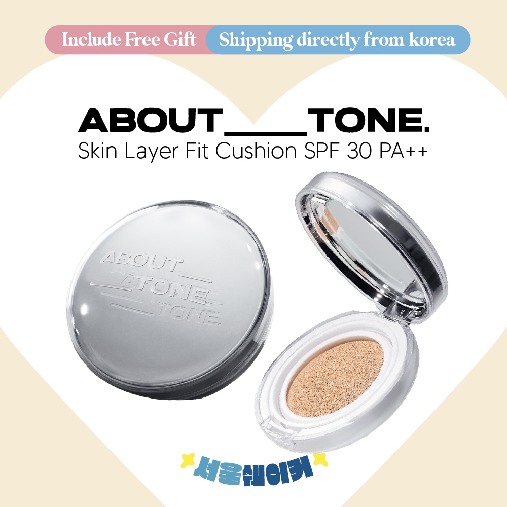 [About Tone] Skin Layer Fit Cushion SPF 30 PA++ 13g (5shade) | Shopee ...