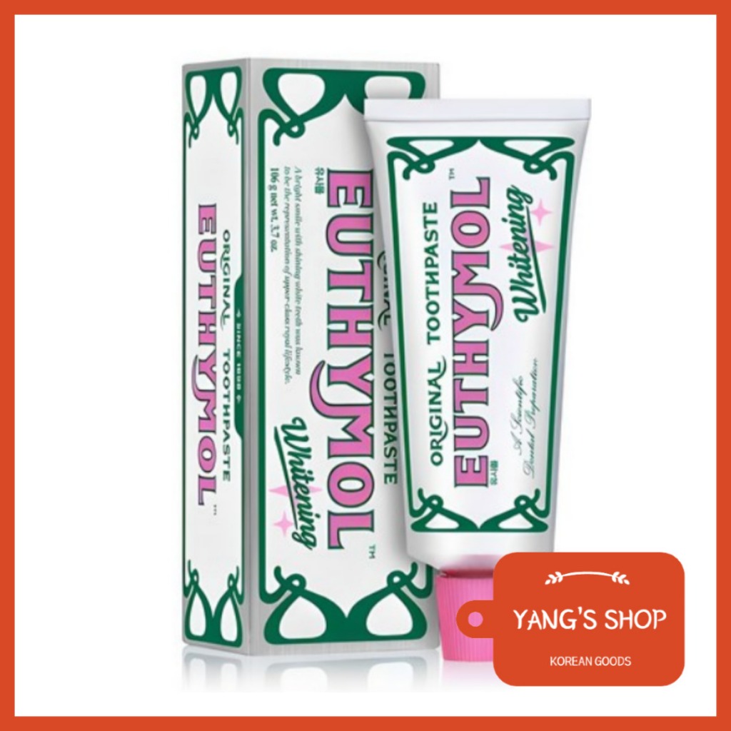 [1+1][EUTHYMOL] Original Whitening Toothpaste (Pink )106g | Shopee Malaysia