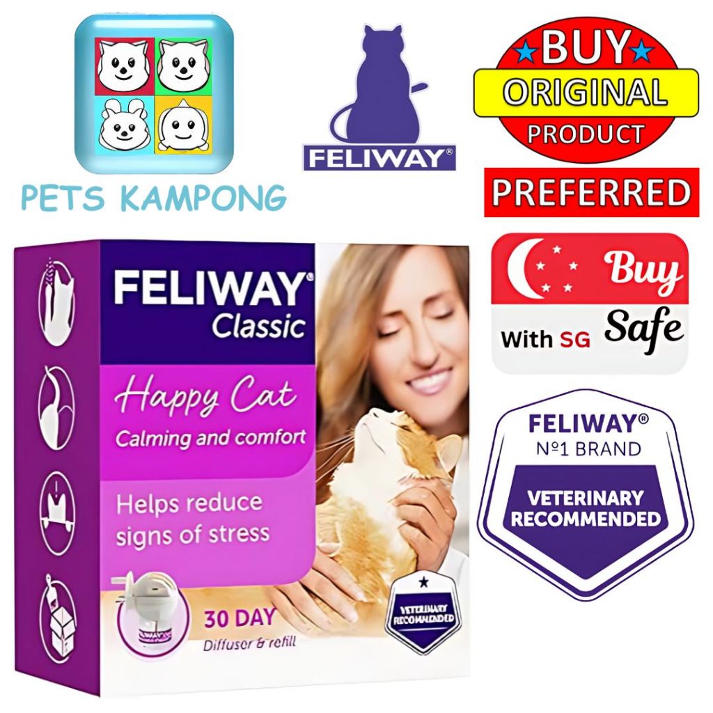 Feliway Classic Plug-In Diffuser Starter Kit (48 ml) | Shopee Malaysia