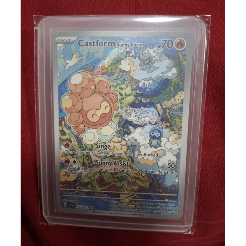 Pokemon TCG - Castform ( IR) - 195/191 [Surging Sparks] | Shopee Malaysia