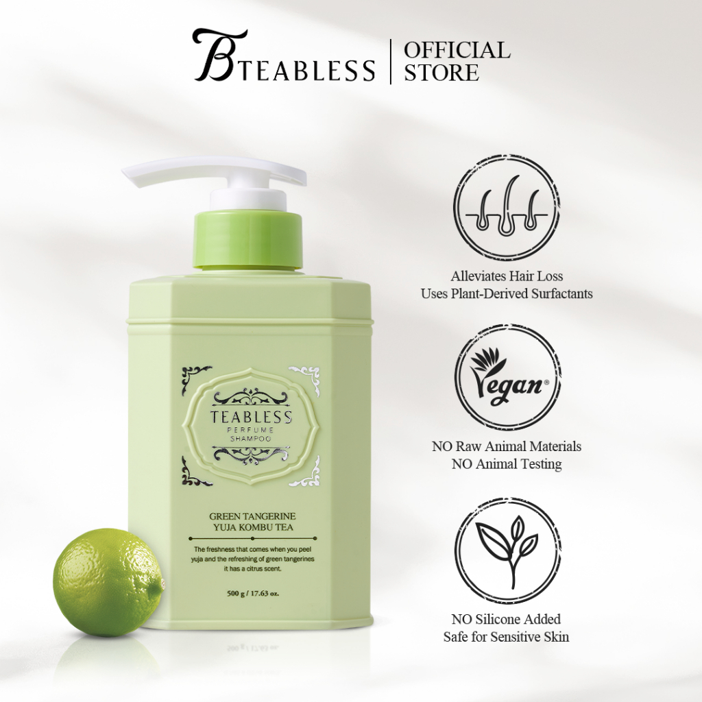 Teabless Green Tangerine Yuja Kombu Tea Perfume Shampoo (500g) | Shopee Malaysia