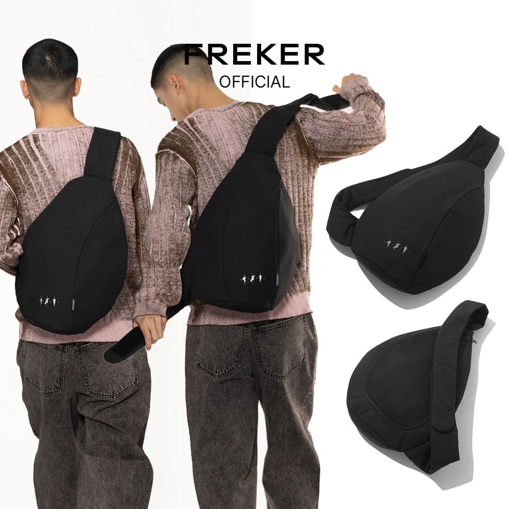 [FREKER] Nylon Sling Bag Unisex Gorpcore Outdoor Casual Crossbody Bag ...