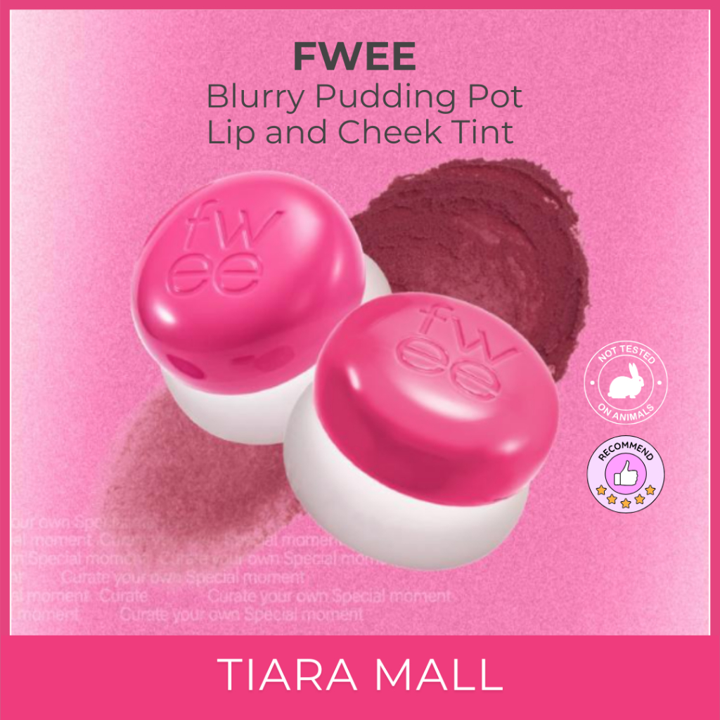 [FWEE] Blurry Pudding Pot Lip and Cheek Tint 30 Colors | Shopee Malaysia
