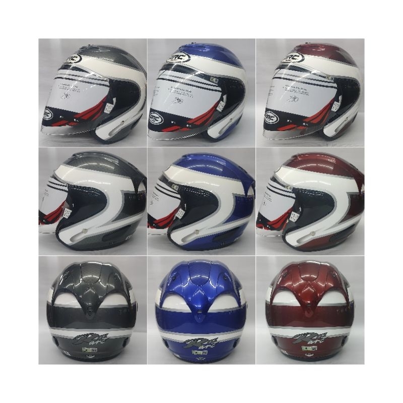 PREMIUM HELMET ARC RITZ SPEED X NEW DESIGN SIRIM APPROVED | Shopee Malaysia
