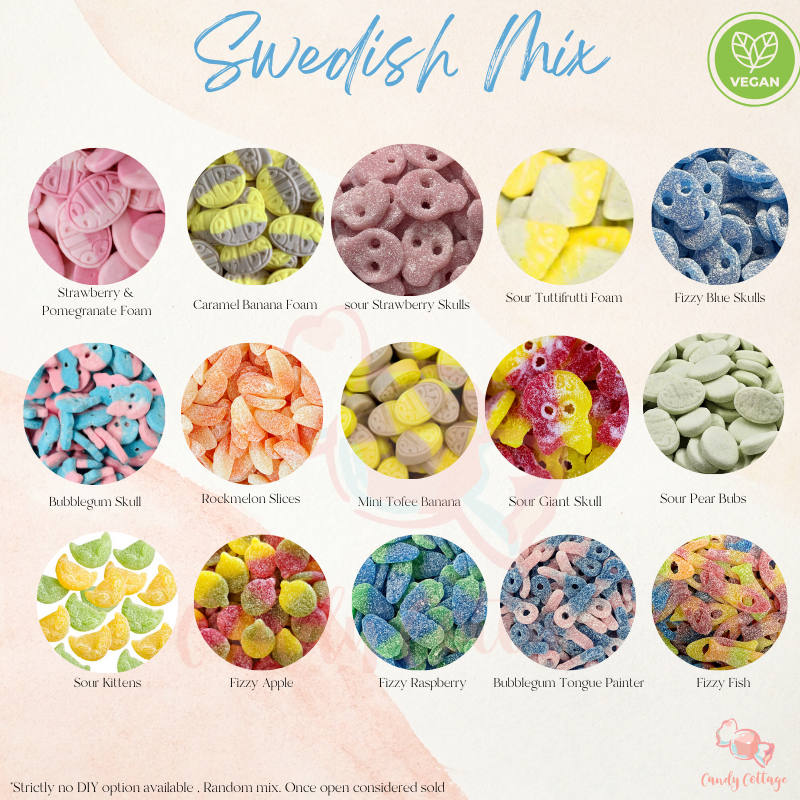 Candy Cottage x Swedish Bubs Candy [VEGAN, HALAL FRIENDLY] - Swedish ...